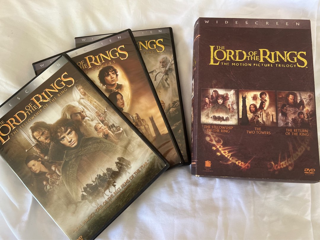 Lord Of The Rings Trilogy DVD Box Set, TV & Home Appliances, TV ...