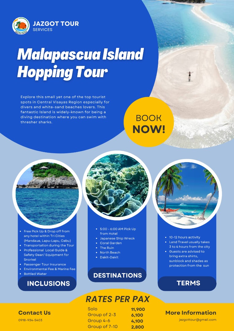 Malapascua Island Hopping Tour (Cebu Tour Activities), Tickets ...