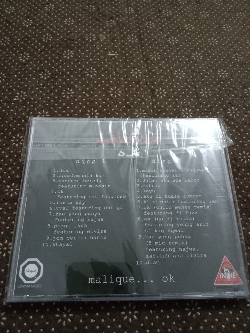 Malique CD Album, Hobbies & Toys, Music & Media, CDs & DVDs on Carousell