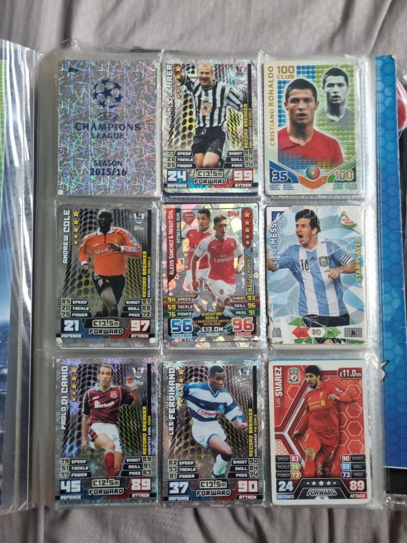 Match Attax Folder with cards and playing mat, Hobbies & Toys, Toys ...
