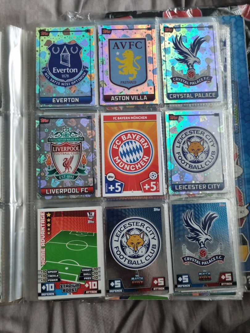 Match Attax Folder with cards and playing mat, Hobbies & Toys, Toys ...