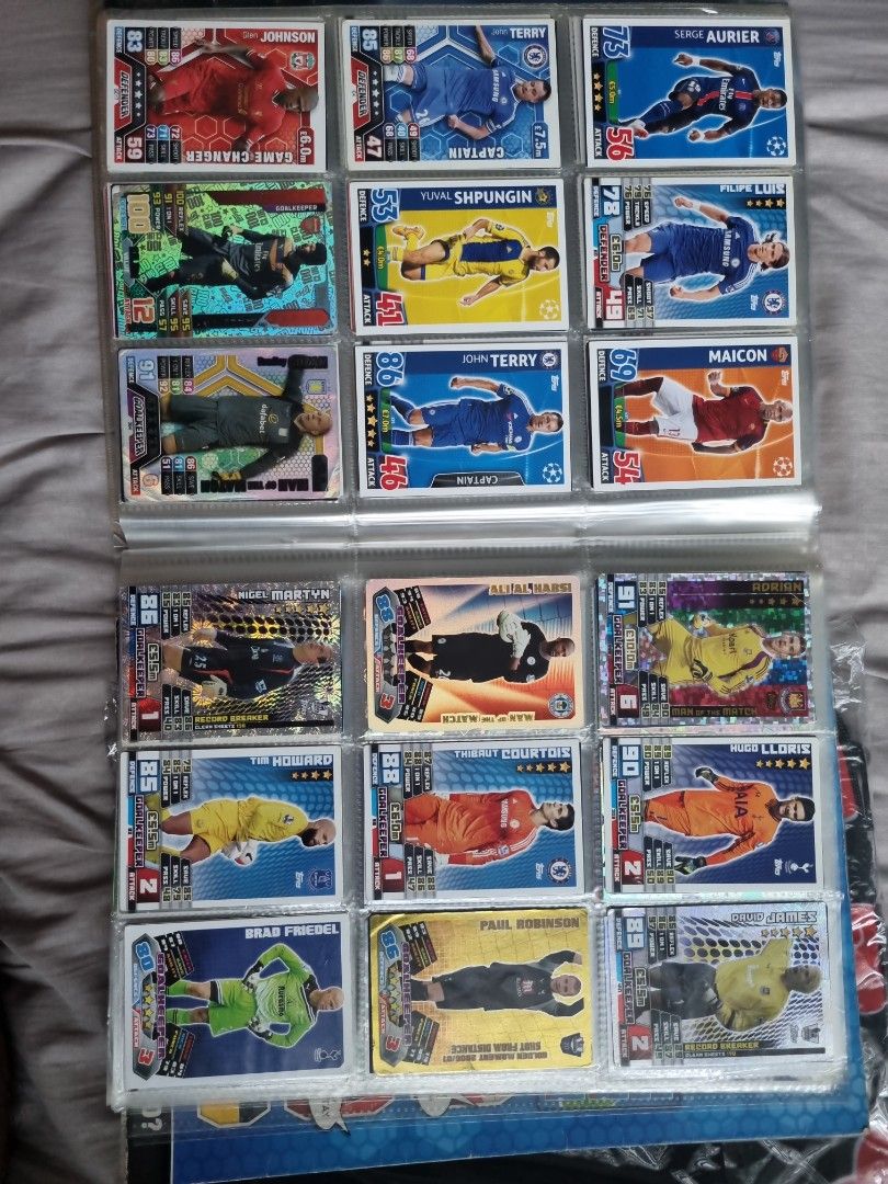 Match Attax Folder with cards and playing mat, Hobbies & Toys, Toys ...