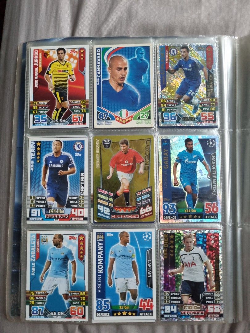 Match Attax Folder with cards and playing mat, Hobbies & Toys, Toys ...