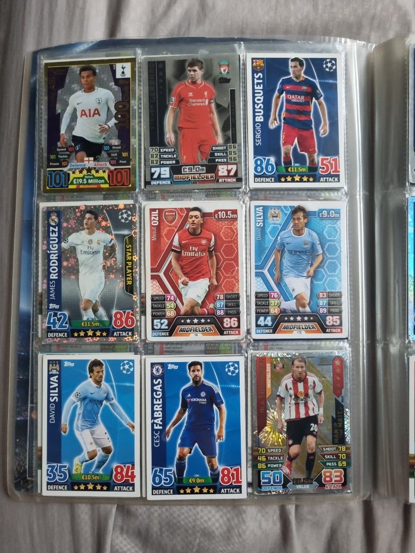 Match Attax Folder with cards and playing mat, Hobbies & Toys, Toys ...