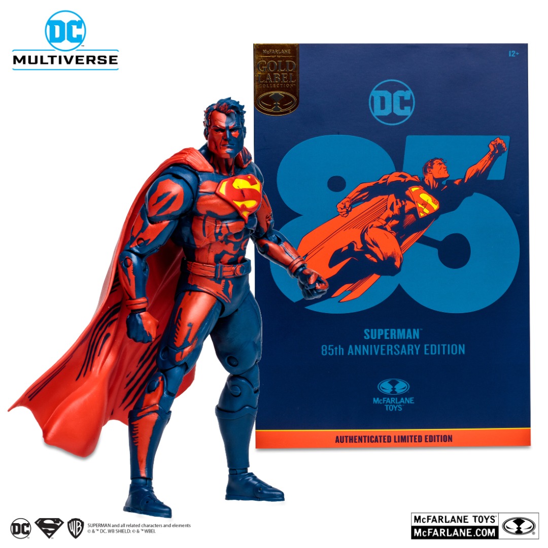 McFarlane Toys DC Superman 85th anniversary gold label SDCC 2023 ...