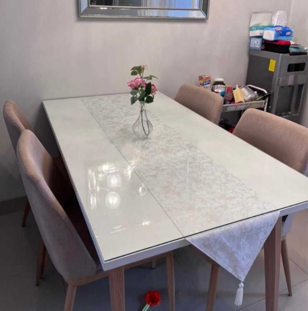 Meja Makan Informa 4 kursi, Perabotan Rumah di Carousell