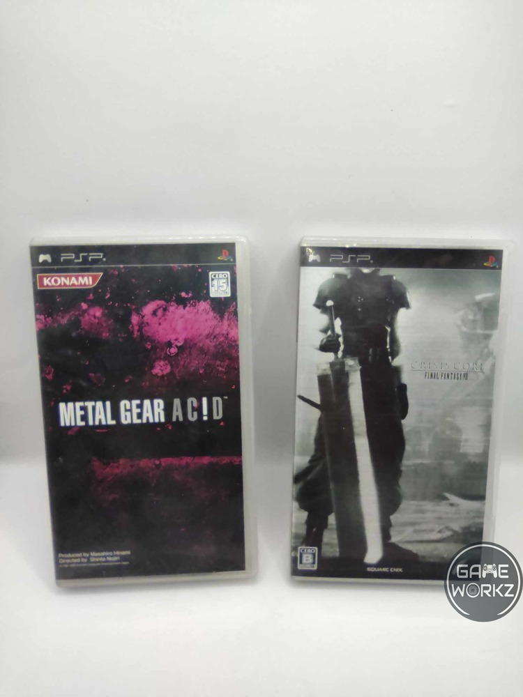 Metal Gear Acid and Final Fantasy VII Crisis Core (Japan), Video Gaming ...