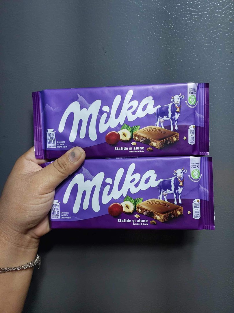 Milka 2 Pcs, Food & Drinks, Other Food & Drinks on Carousell