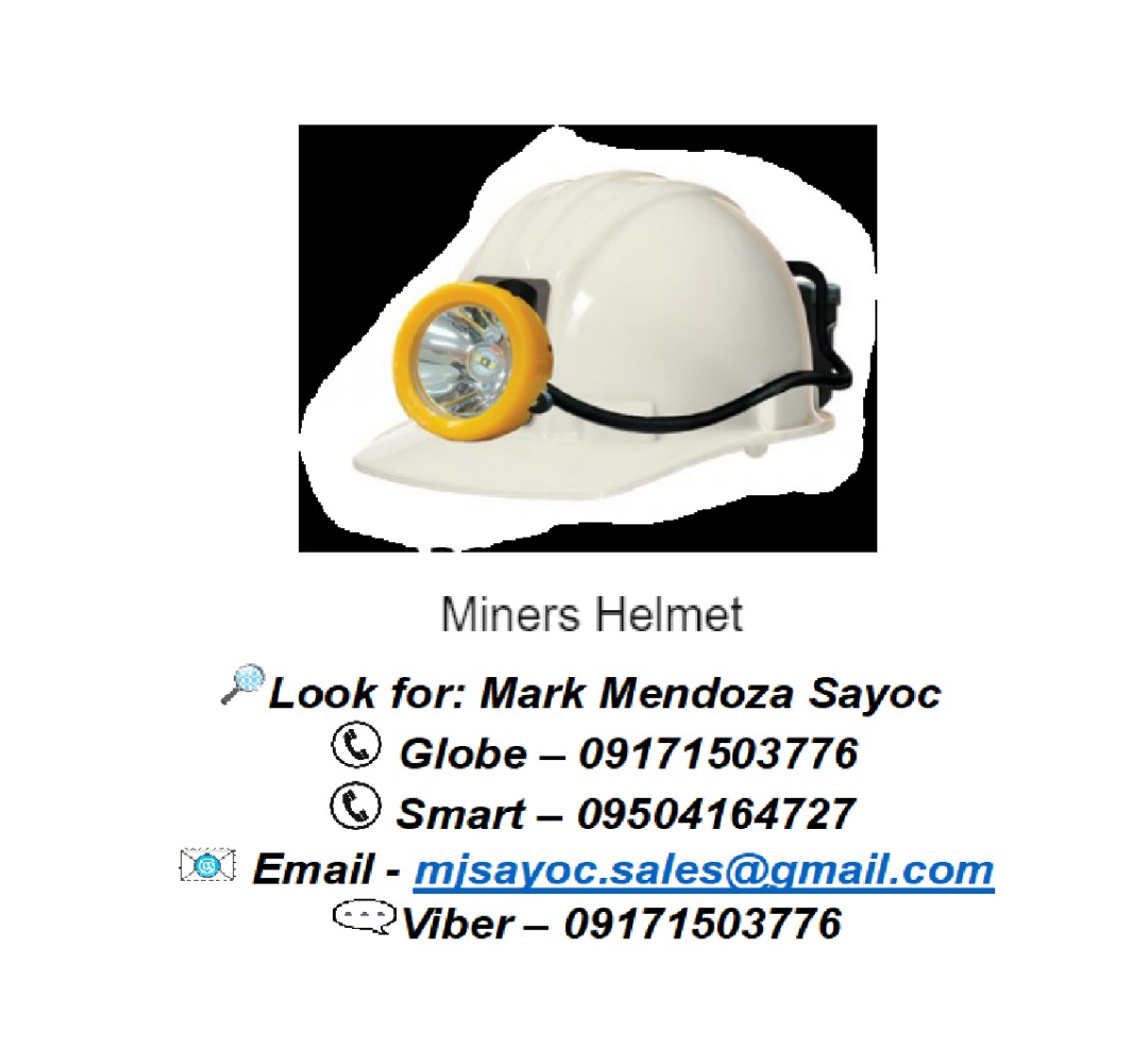 Miners Helmet, Commercial & Industrial, Construction Tools & Equipment ...