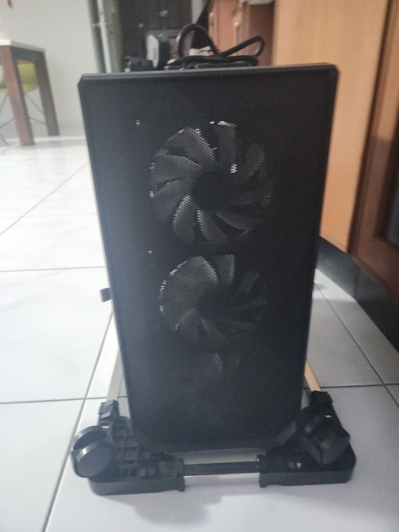 Mini atx casing with rgb and 4 fans, Computers & Tech, Parts ...