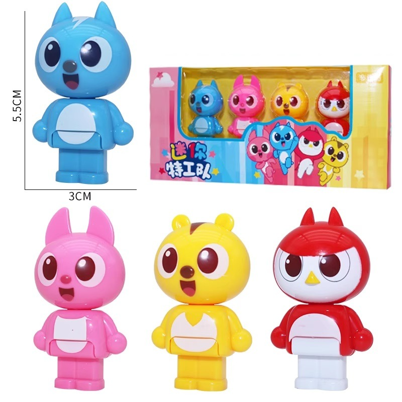 Mini Force Cake Toppers / Figurines Set (4 Pcs a Set), Hobbies & Toys ...