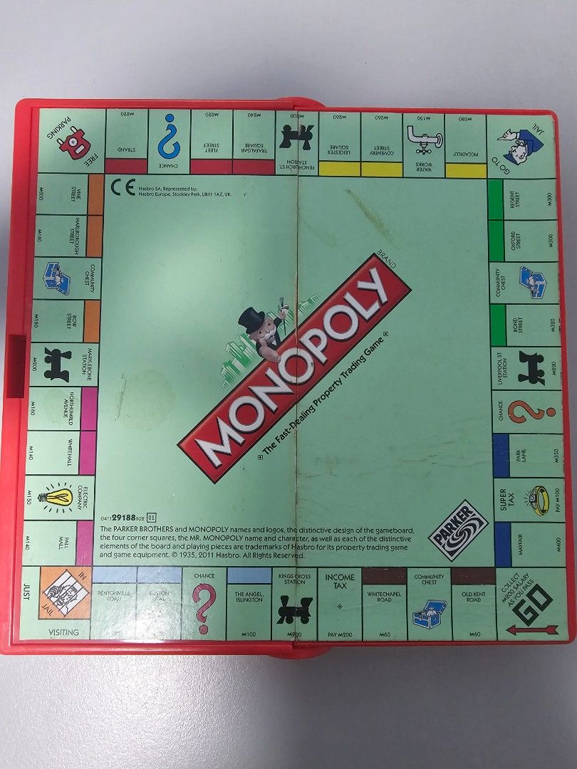 Mini Monopoly (15x15cm), Hobbies & Toys, Toys & Games on Carousell