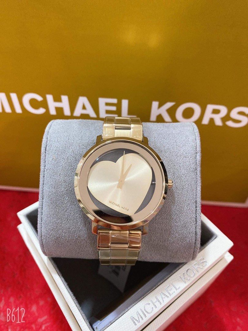 MK HEART DIAL AUTHENTIC WATCH, Women's Fashion, Watches & Accessories ...