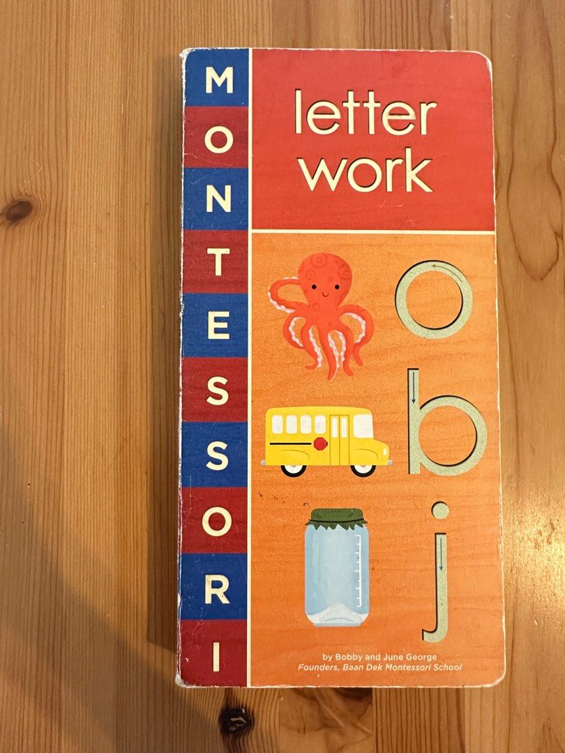 Montessori letter work book, Hobbies & Toys, Books & Magazines ...