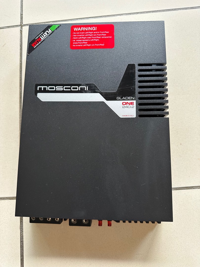 Mosconi Gladen One 240.2, Car Accessories, Accessories on Carousell