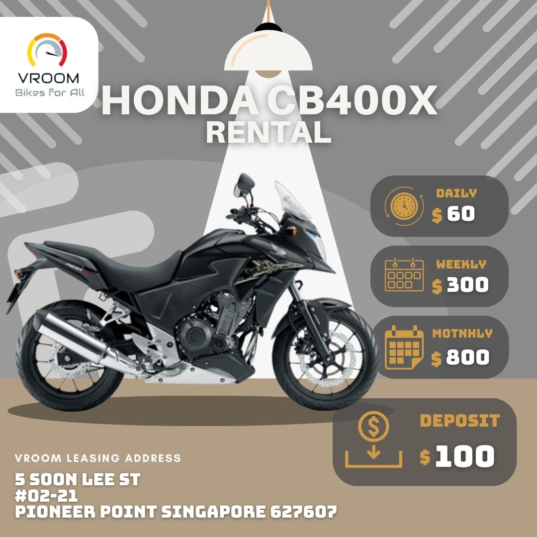 [Motorcycle Rental] CB400X with Moriwaki Pipe CB400 2 | Duke 390 | CB400 | Super 4 | R3 | RC390 ...