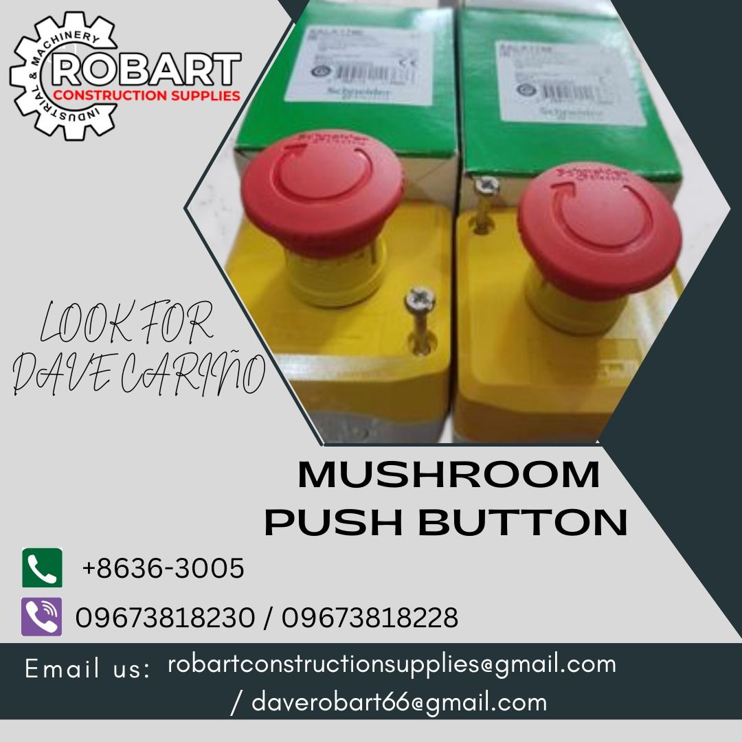 MUSHROOM PUSH BUTTON IN PUSH BUTTON BOX, Commercial & Industrial ...