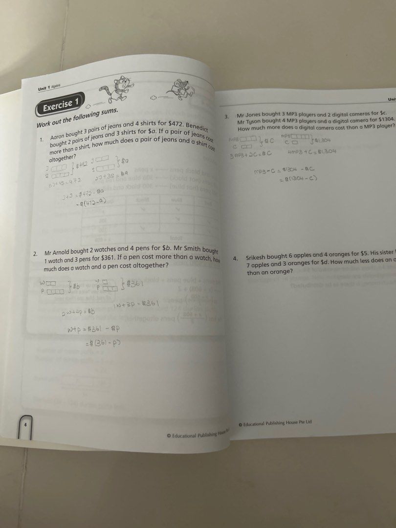Must know Maths Problem sums and Model Methods - P6, Hobbies & Toys ...