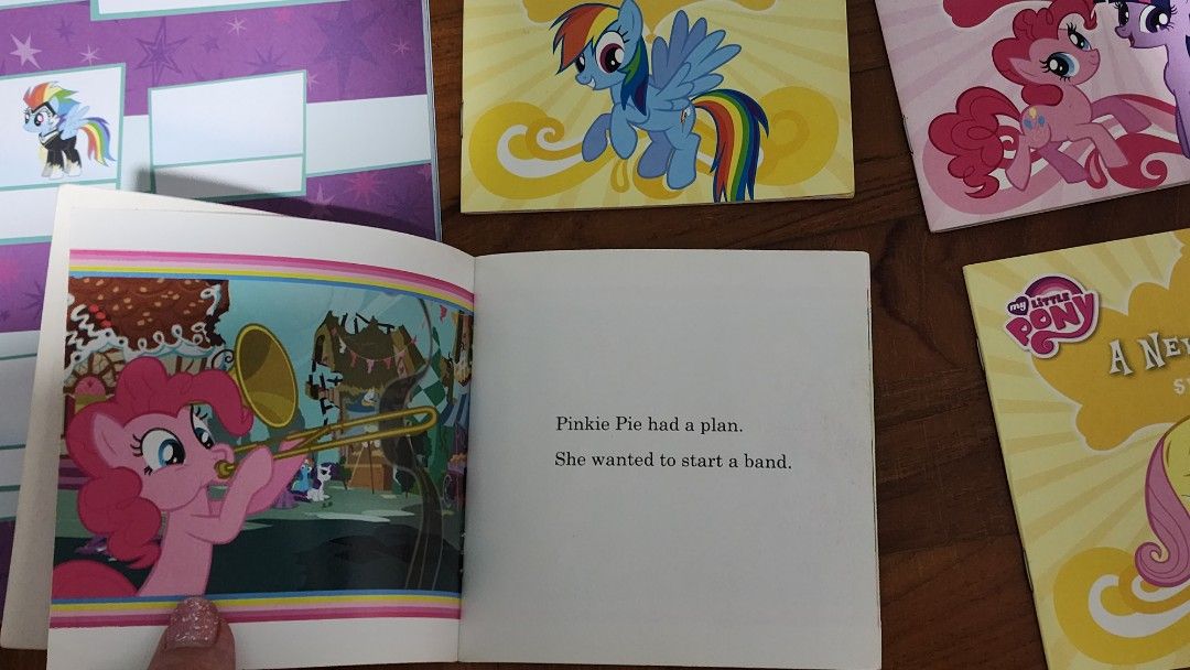 My Little Pony Sticker Book + 12 storybooks, Hobbies & Toys, Books ...