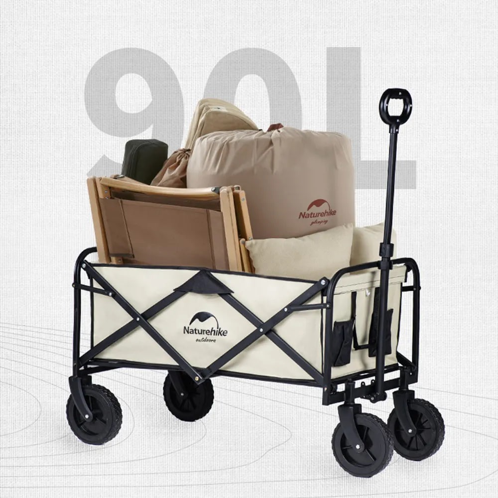 Naturehike Foldable Trolley Cart Outdoor Garden Park Utility Kids Wagon ...