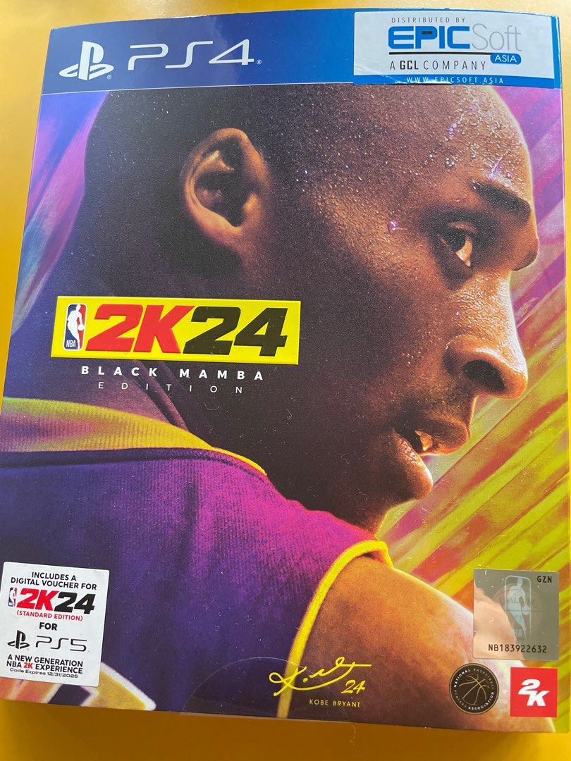 NBA 2K24 PS4 Black Mamba, Video Gaming, Video Games, PlayStation on Carousell
