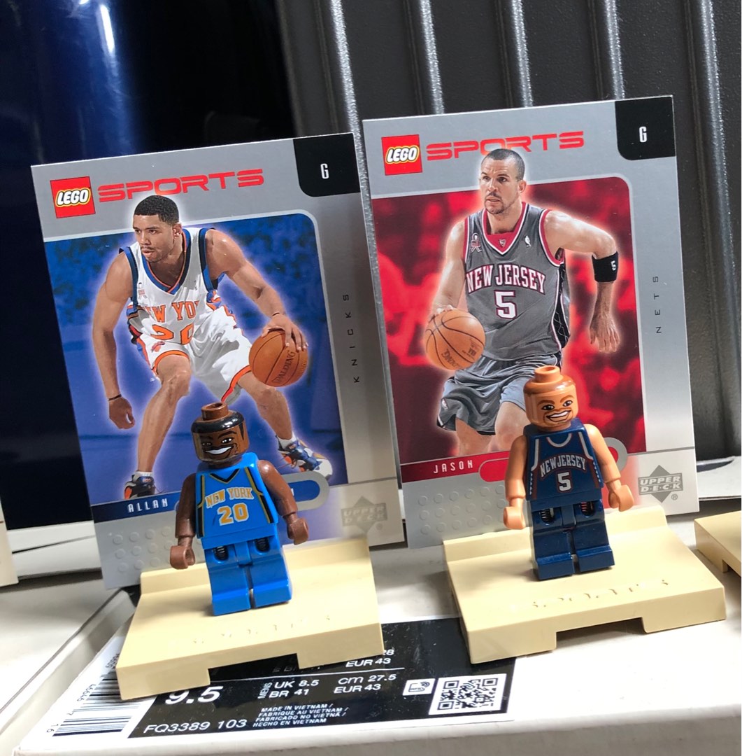 NBA Lego New York Knicks Allen Houston #20 Jason Kidds #5 panini prizm ...