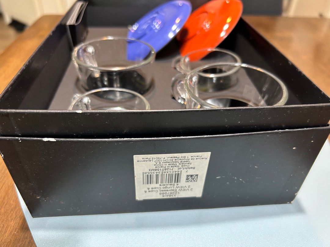 Nespresso cup set, Furniture & Home Living, Kitchenware & Tableware ...