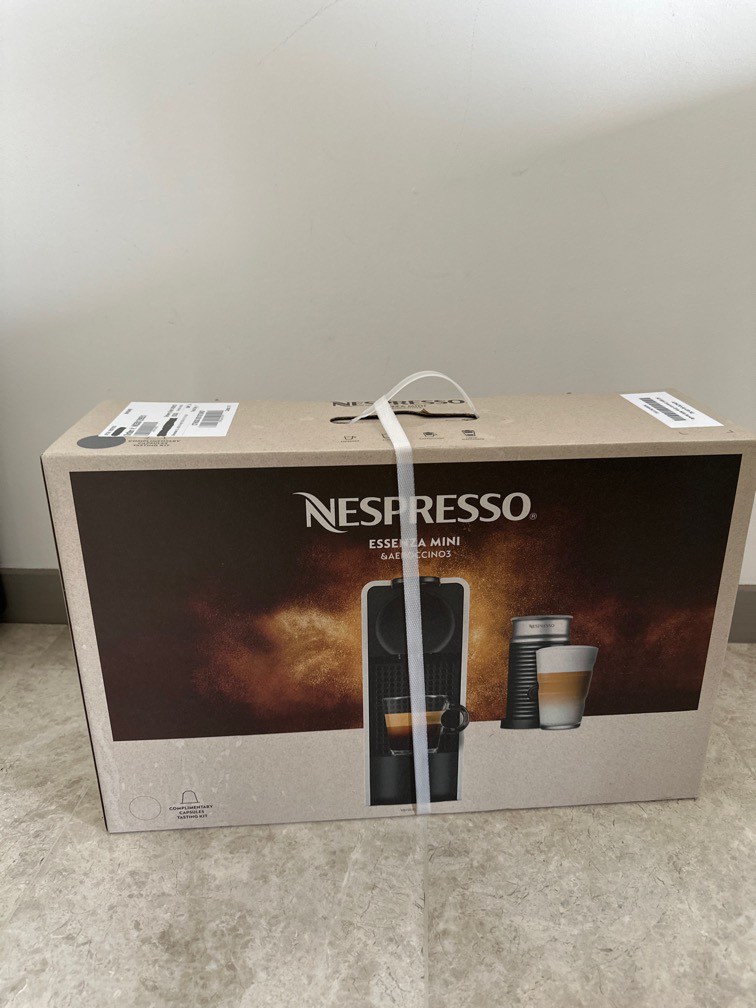 Nespresso Essenza Mini Grey Milk Bundle, TV & Home Appliances, Kitchen ...