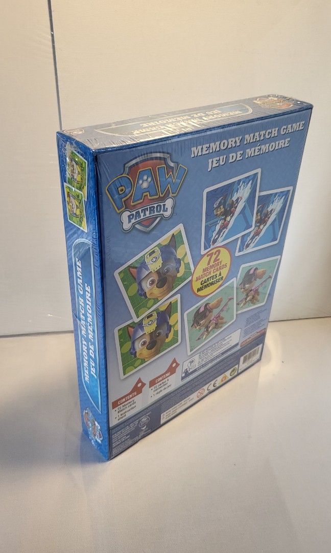 NICKELODEON Paw Patrol 72 pc Memory Match Game, Hobbies & Toys, Toys ...