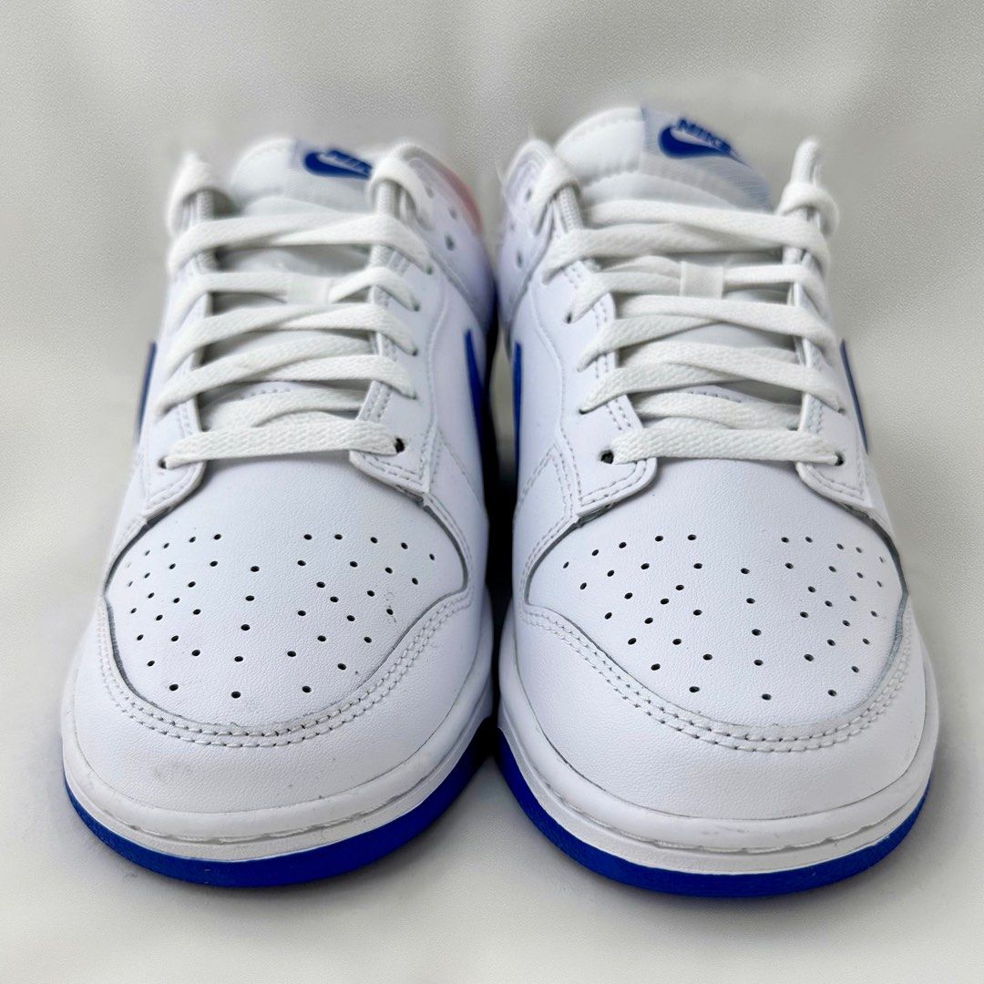 Nike Dunk Low Retro Hyper Royal Blue White US9, Men's Fashion, Footwear ...