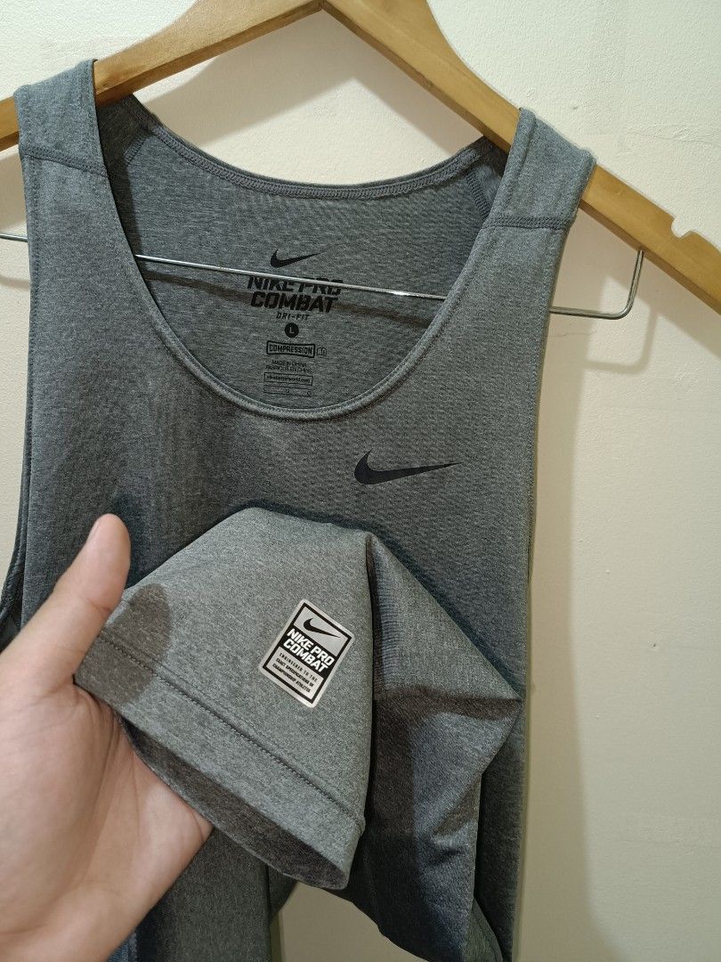 Nike Pro Sando, Men's Fashion, Activewear on Carousell