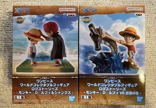 Banpresto - One Piece Film Red - Senkozekkei - Shanks & Monkey D.Luffy, Hobbies & Toys, Toys ...