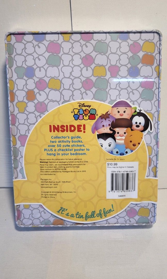 ORIGINAL DISNEY TSUM TSUM Activity Set, Hobbies & Toys, Toys & Games on ...