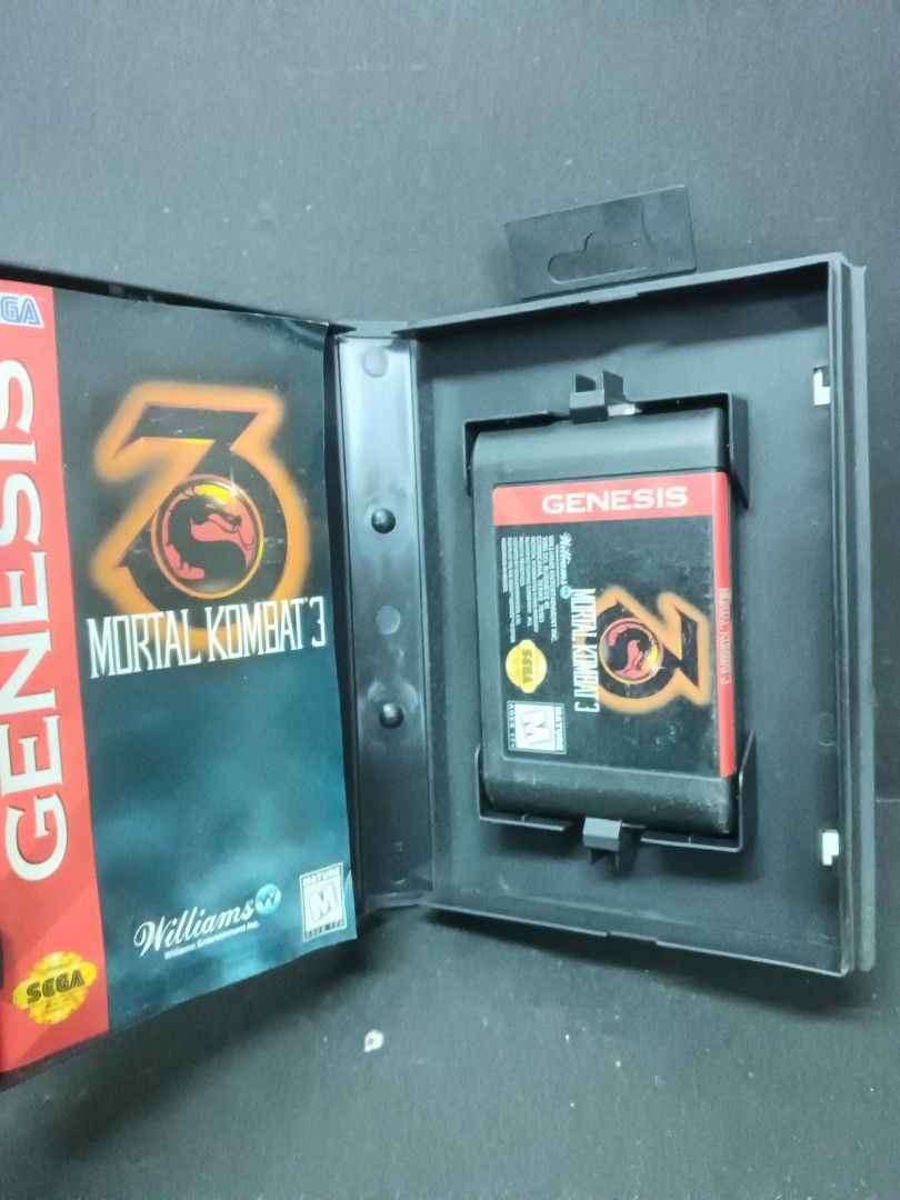 Original Sega Genesis: MORTAL KOMBAT 3 - Mega Drive Game Cartridge ...