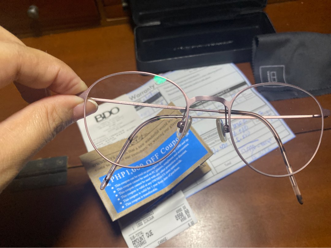 OWNDAYS Eyeglasses Air Fit AF1025G-9A pink with 30/30 lens, Women's ...