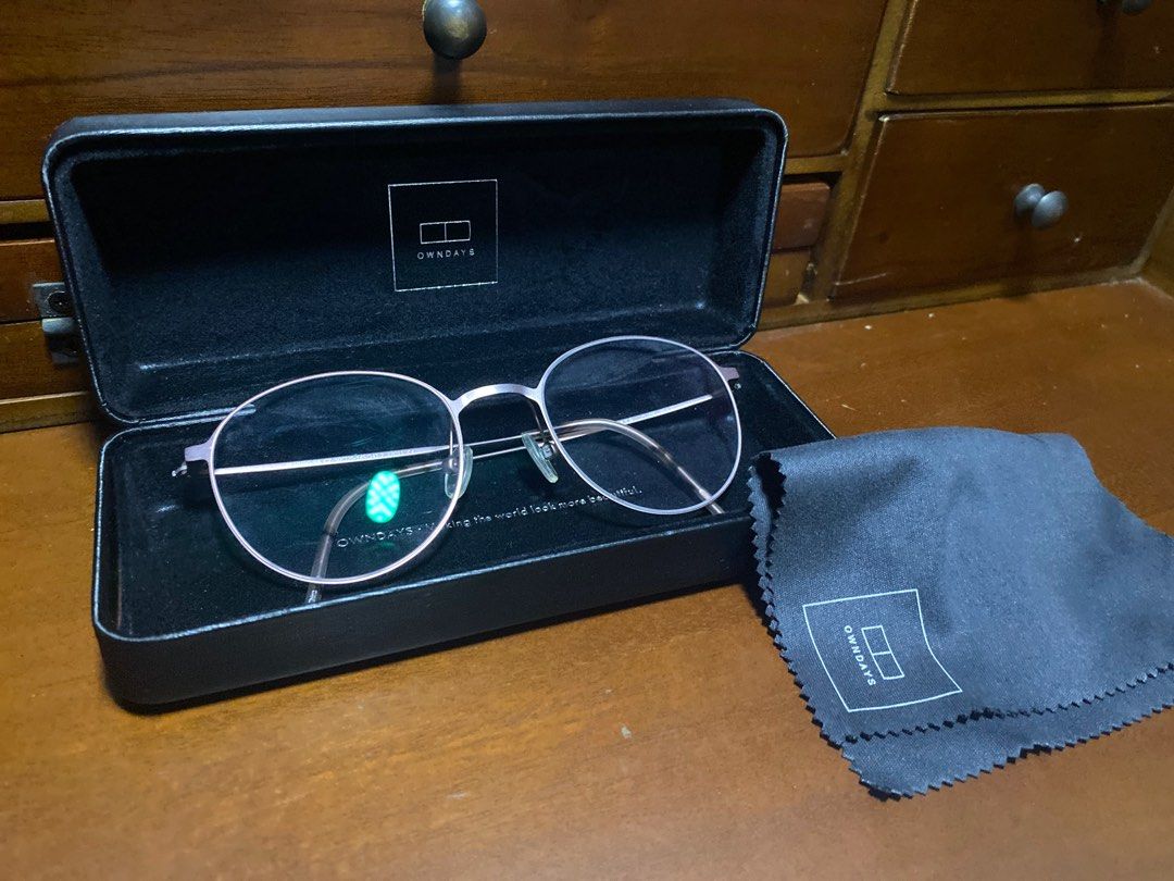 OWNDAYS Eyeglasses Air Fit AF1025G-9A pink with 30/30 lens, Women's ...