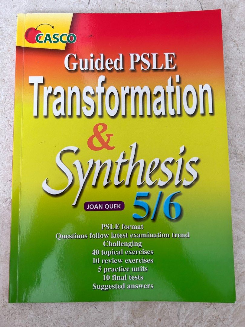 P5/6 PSLE English Transformation & Synthesis, Hobbies & Toys, Books ...