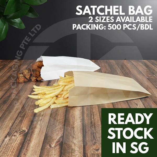 Paper Waffle Bag (500pc)/ Paper Satchel Bag / Goreng Paper Bag ...