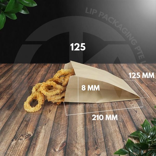 Paper Waffle Bag (500pc)/ Paper Satchel Bag / Goreng Paper Bag ...