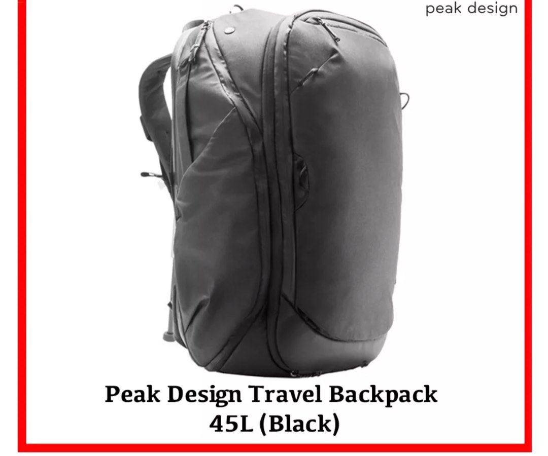 Peak Design 45L Travel Backpack, Men's Fashion, Bags, Backpacks on ...