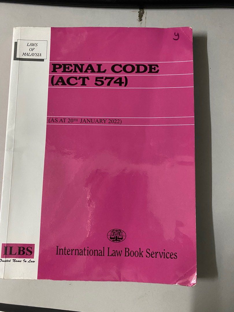 Penal Code Act 574 (As at January 2022), Hobbies & Toys, Books ...