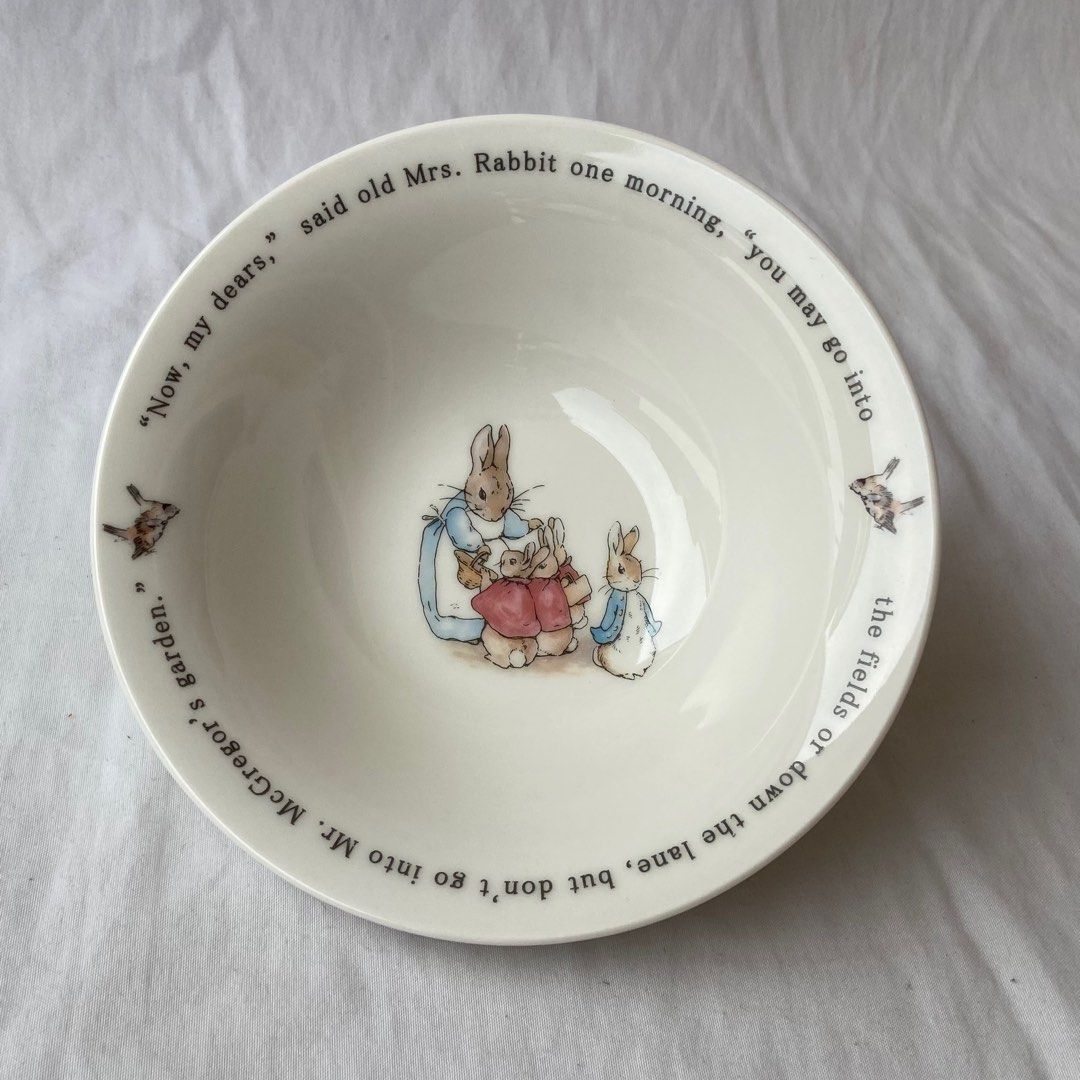 PETER RABBIT SERVING BOWL, Furniture & Home Living, Kitchenware ...