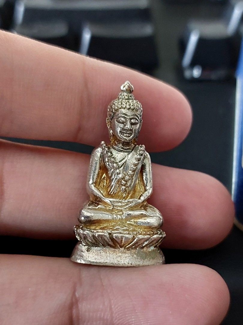 Phra chaiwat Lp Bua phim yai silver, Hobbies & Toys, Religious Items on Carousell