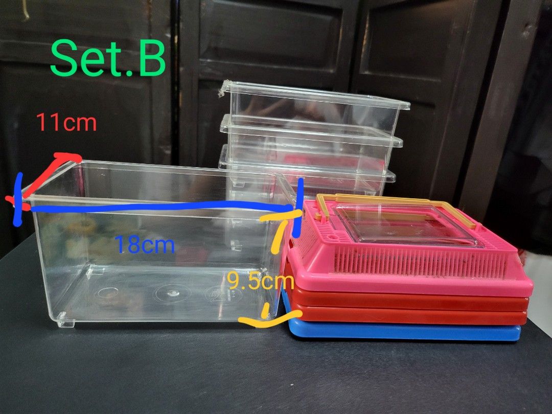 Plastic containers, Pet Supplies, Homes & Other Pet Accessories on ...
