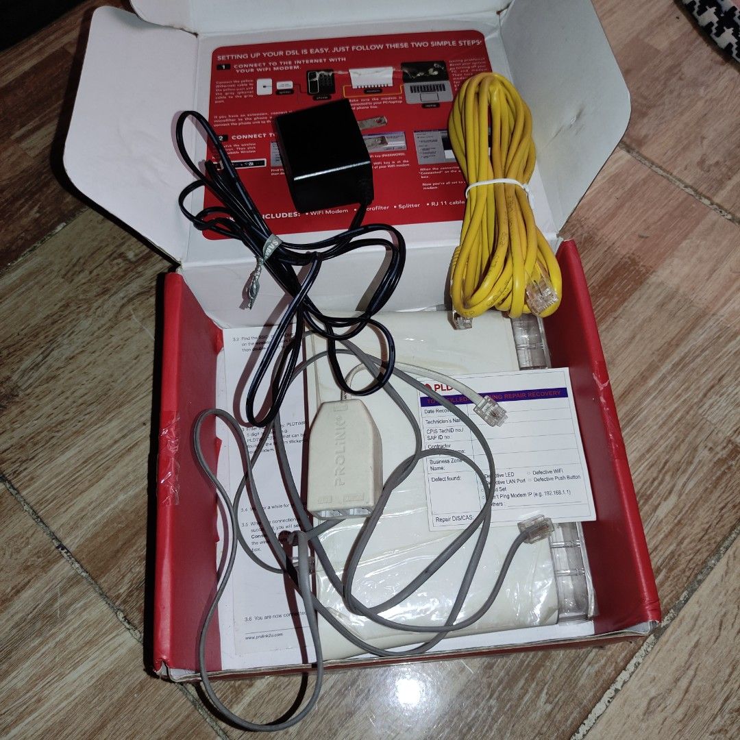 PLDT Wifi Modem + Wireless Router in One, preloved, Computers & Tech ...