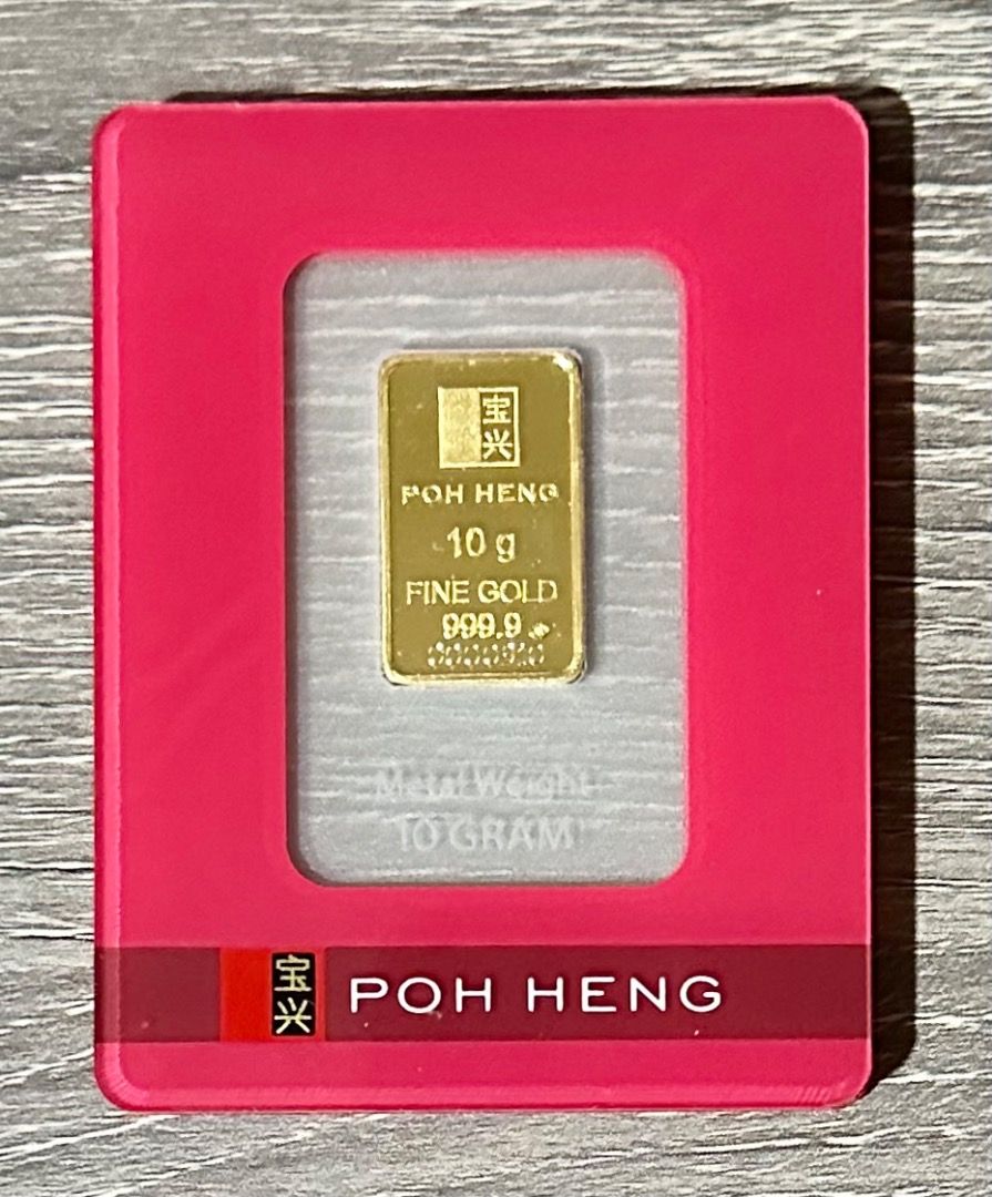 Poh Heng 10g gold bar, Hobbies & Toys, Memorabilia & Collectibles ...