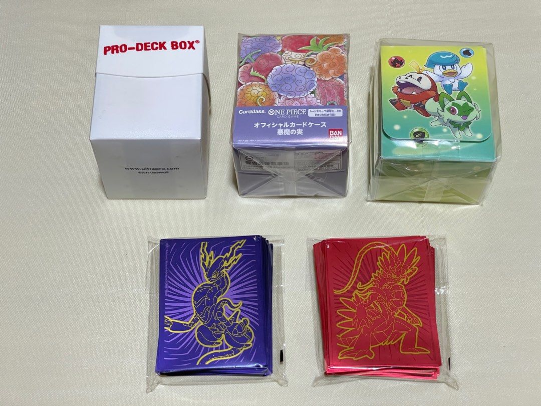Pokemon One Piece Card Game PTCG OPCG TCG deck case box storage sleeve ...