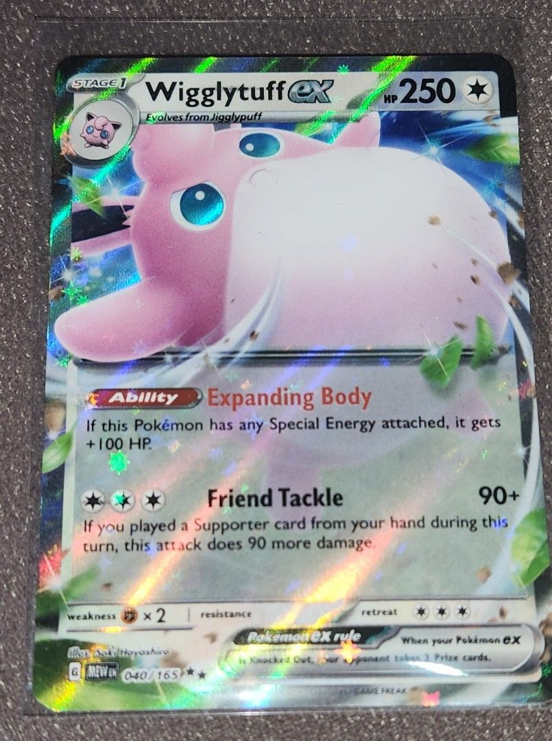 Pokemon scarlet & violet 151 wigglytuff ex, Hobbies & Toys, Toys ...