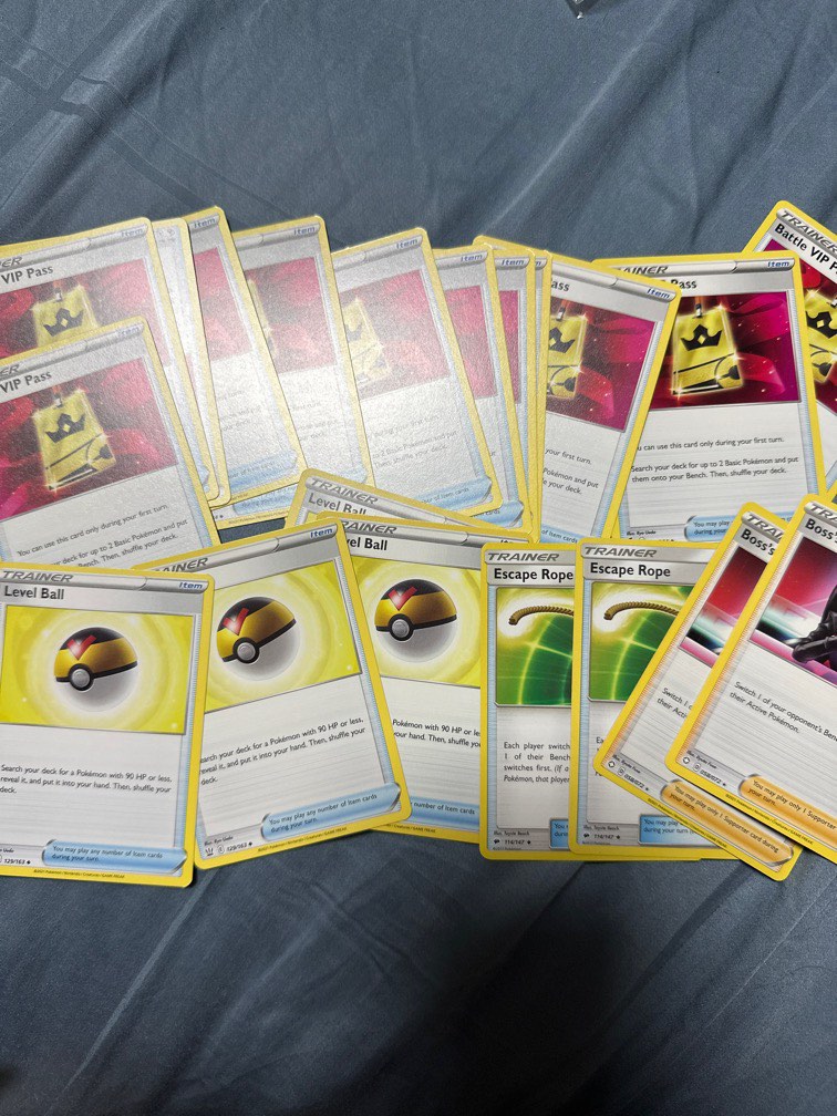 Pokemon TCG trainers Battle VIP Pass & Forest seal stone many others ...