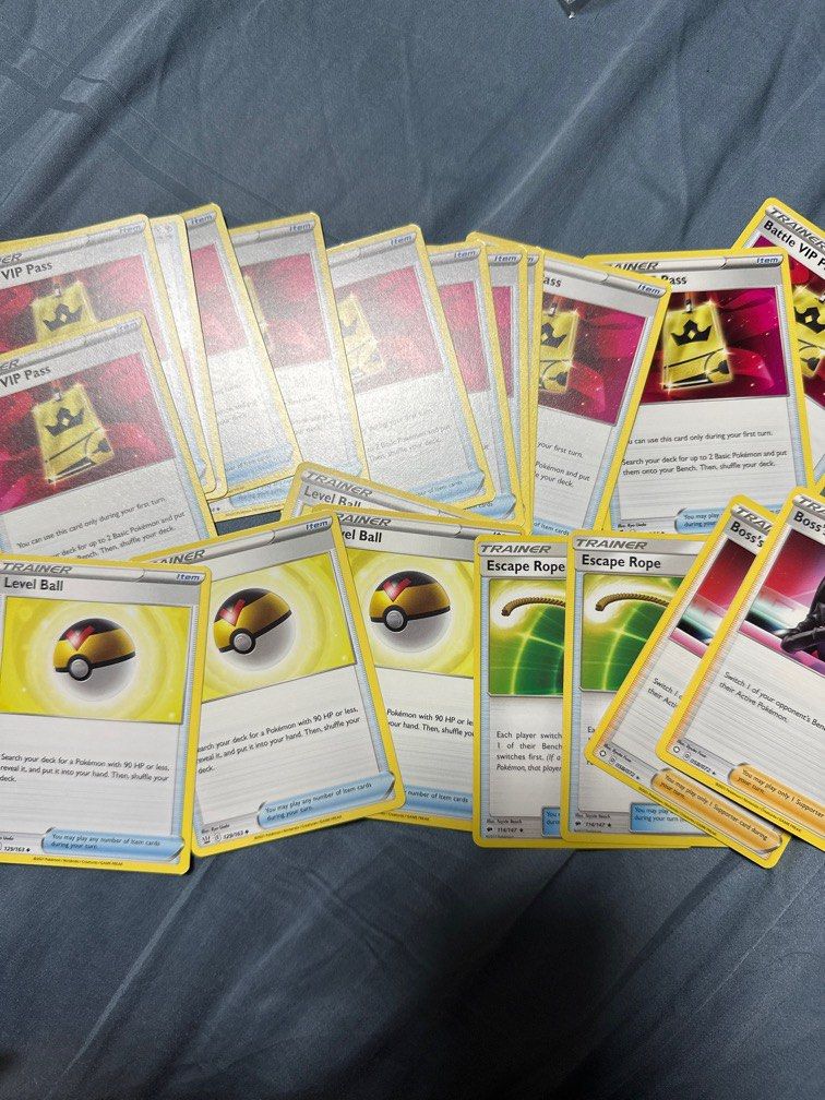 Pokemon TCG trainers Battle VIP Pass & Forest seal stone many others ...
